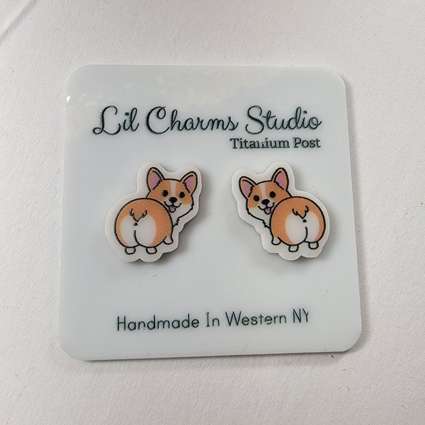 Corgi Earrings - Etsy