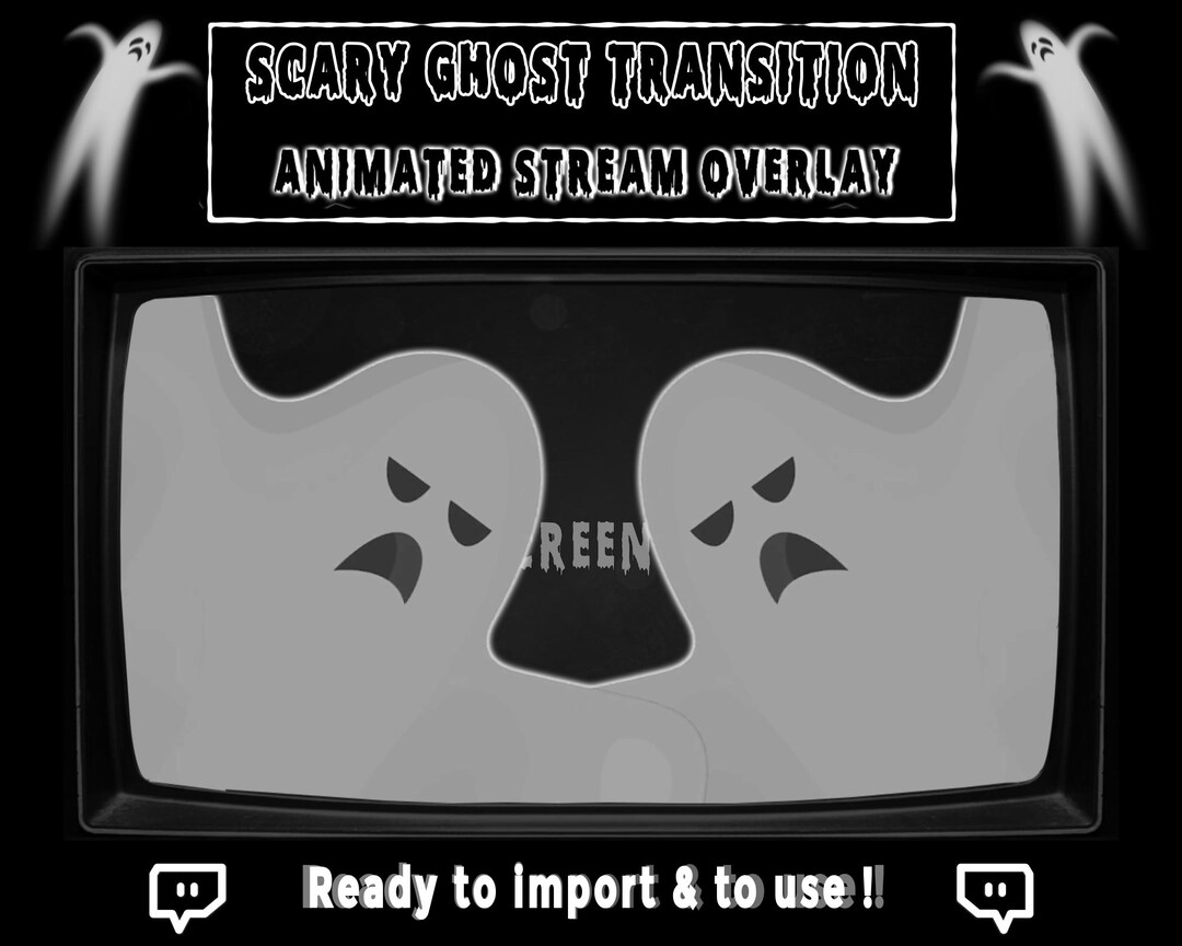 Scary Ghosts Transition - Halloween - Horror - Spooky Stinger Transitions - Add on Stream ...