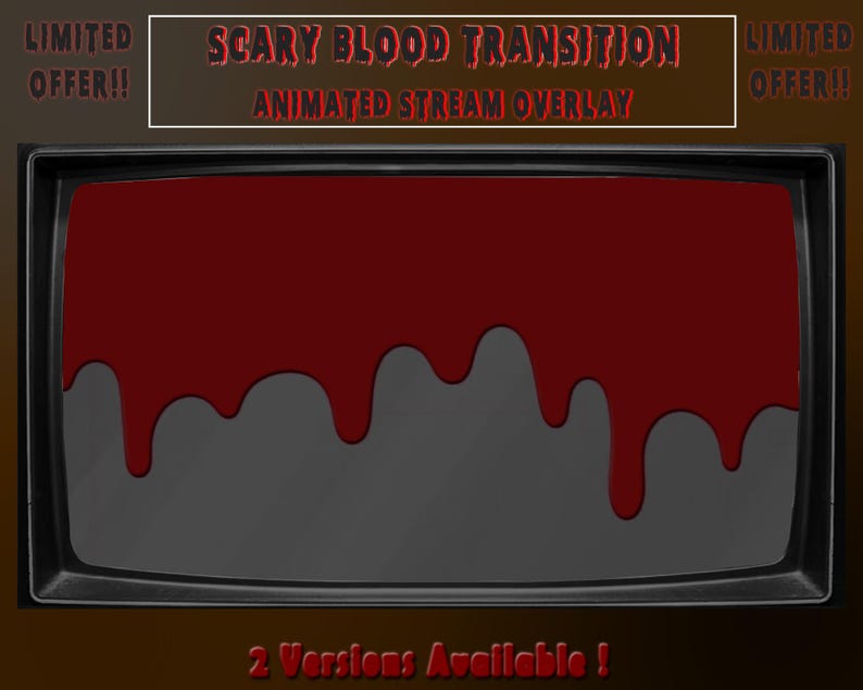 Blood Twitch Transition - Halloween - Horror Stream - Creepy - Bloody ...