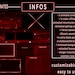 Animated Minimal Red Stream Overlay / Esthetic Theme / Clean ...