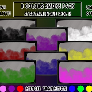 Smoke Stinger Transition - White Fog - Smoke Screen - Fire Theme - Add ...
