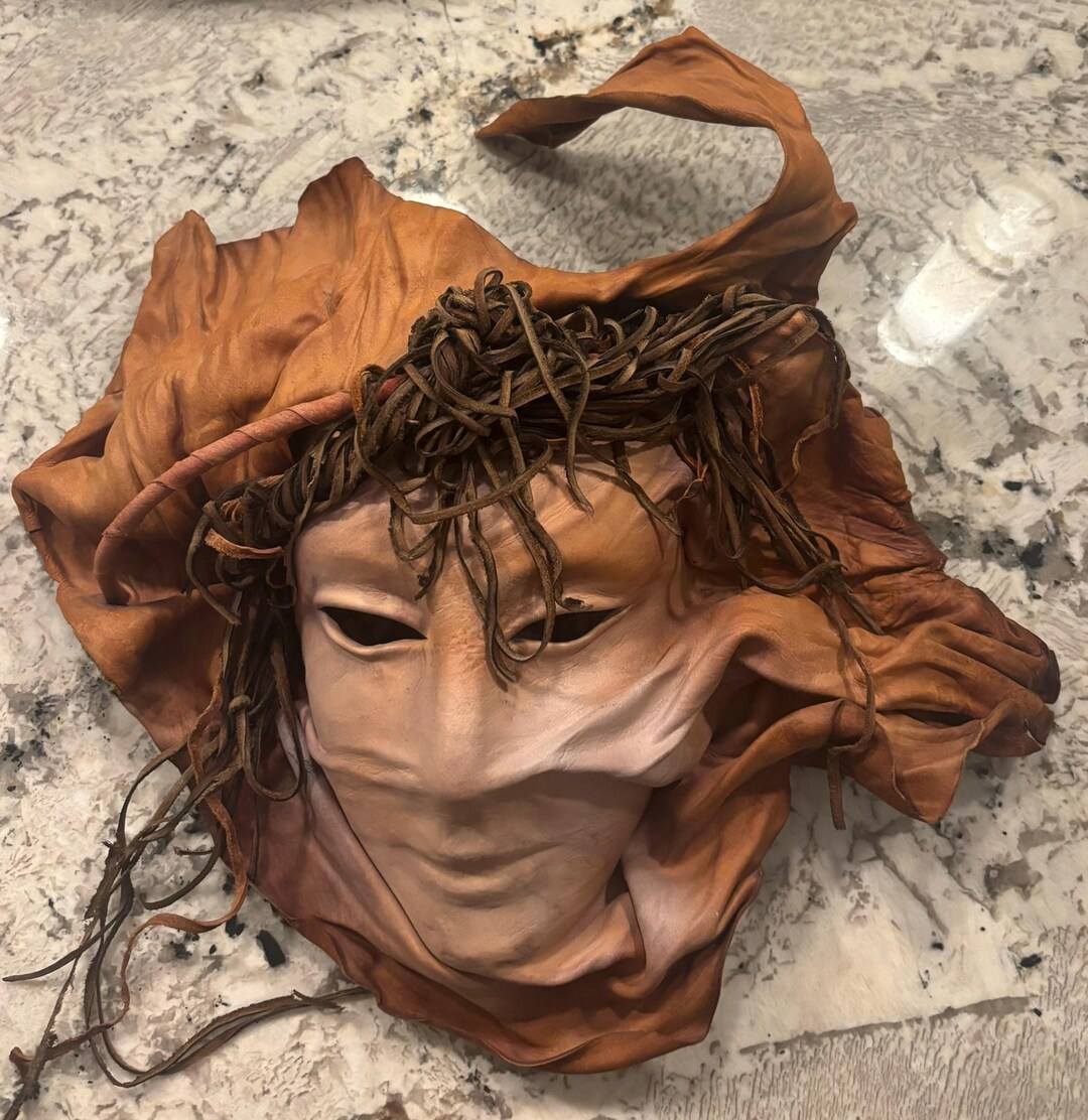 Dominique Caron Leather Mask (signed Circa 1987) - Etsy