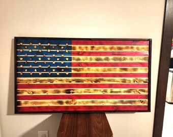 Rustic Wooden American Flag , Patriotic Flags ,rustic Wooden American ...