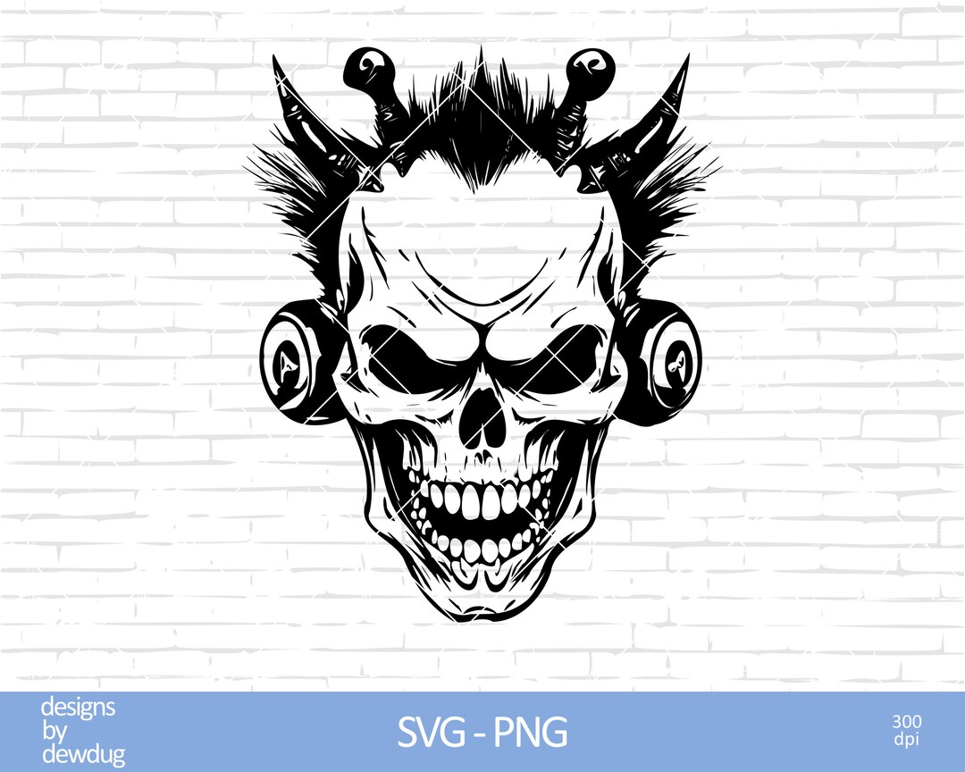 Skull Svg, Skull Head Svg, Skeleton Svg, Skull Clipart, Skull ...