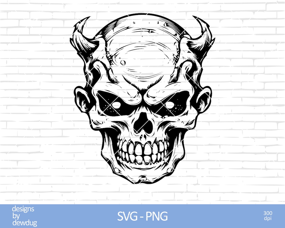 Skull Svg, Skull Head Svg, Skeleton Svg, Skull Clipart, Skull ...
