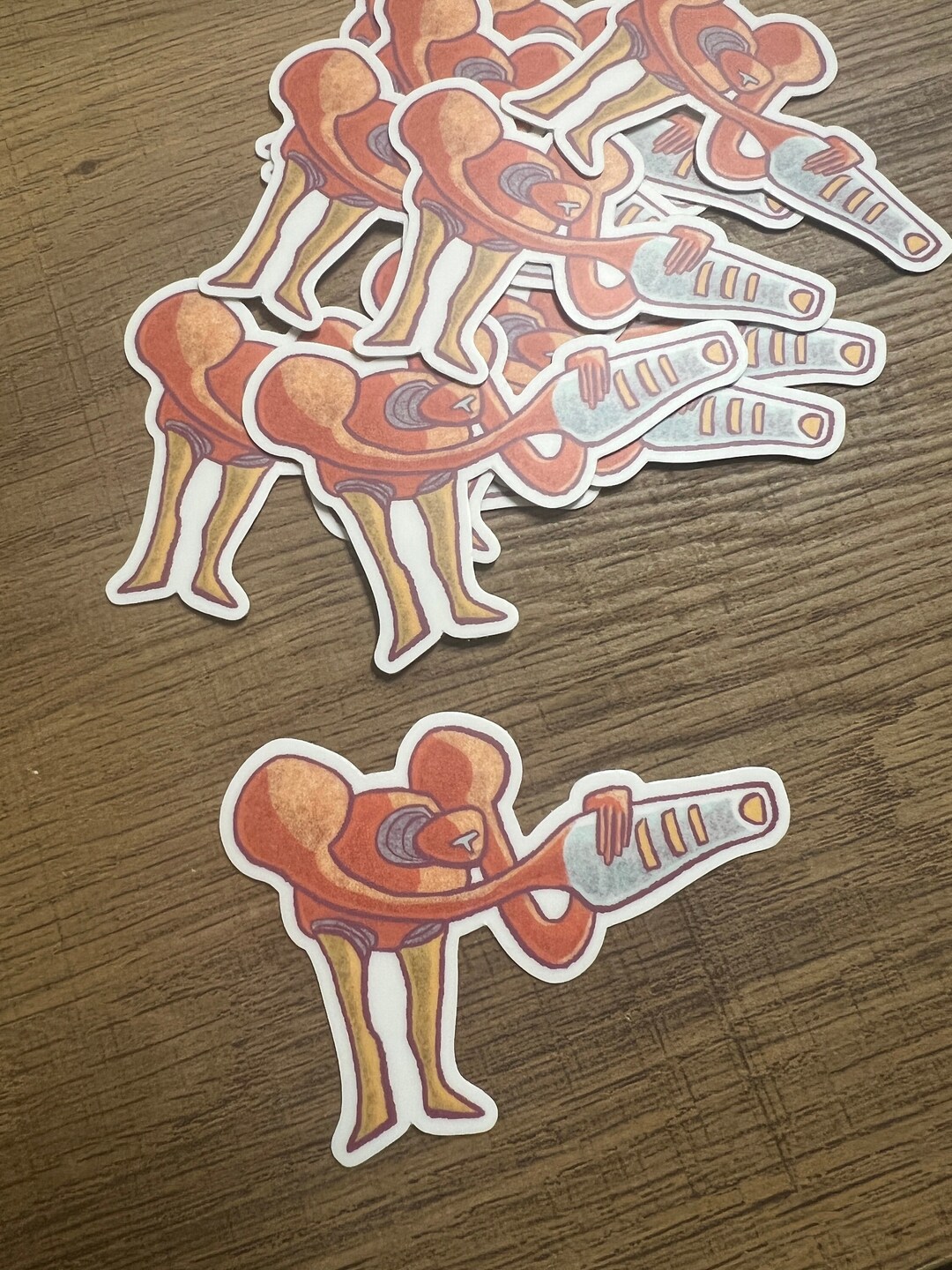 STICKER - Metroid Prime Fan Art - Smaus Original Drawing - Vinyl ...