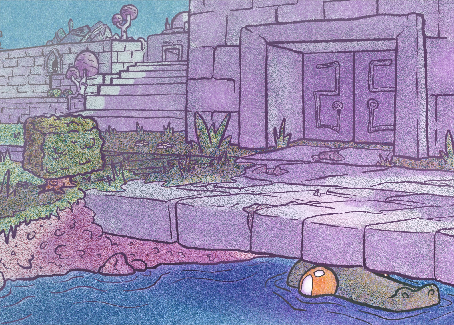 The Ruin Seeker and Terry in the West Garden Tunic Original Fan Art ...