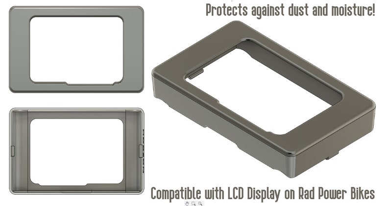 Rad Power E-bike Display Cover - LCD Display Upgrade - Protection ...