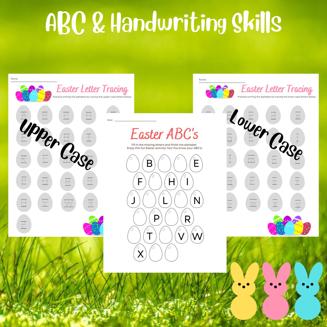 Printable Easter Activity Bundle for Preschoolers Easter - Etsy