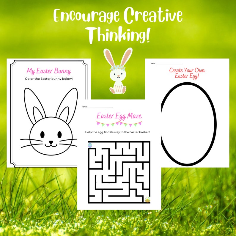Printable Easter Activity Bundle for Preschoolers, Easter Bundle ...