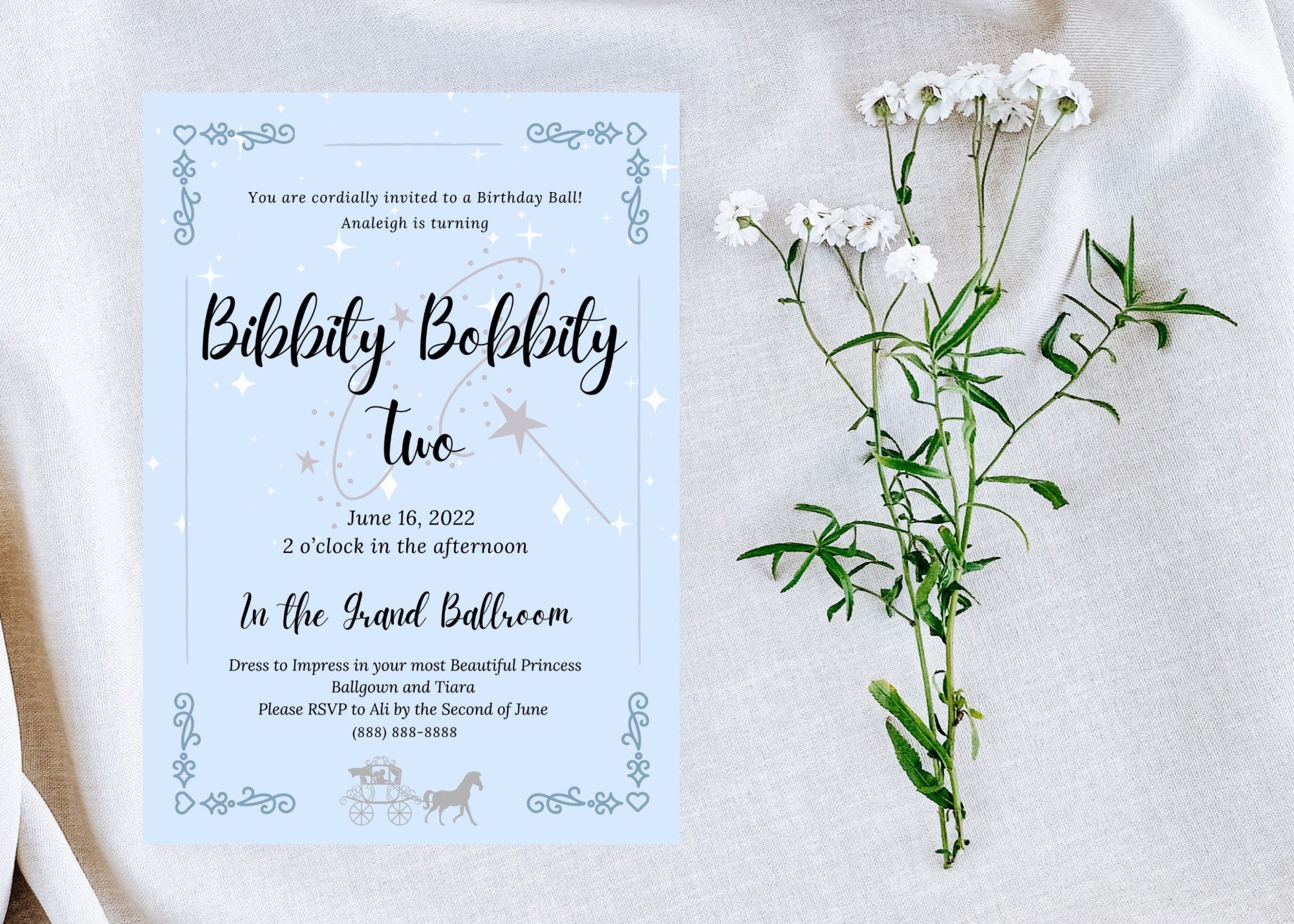 Bibbity Bobbity Two - Etsy