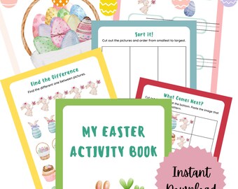 Easter Activity Book - Etsy