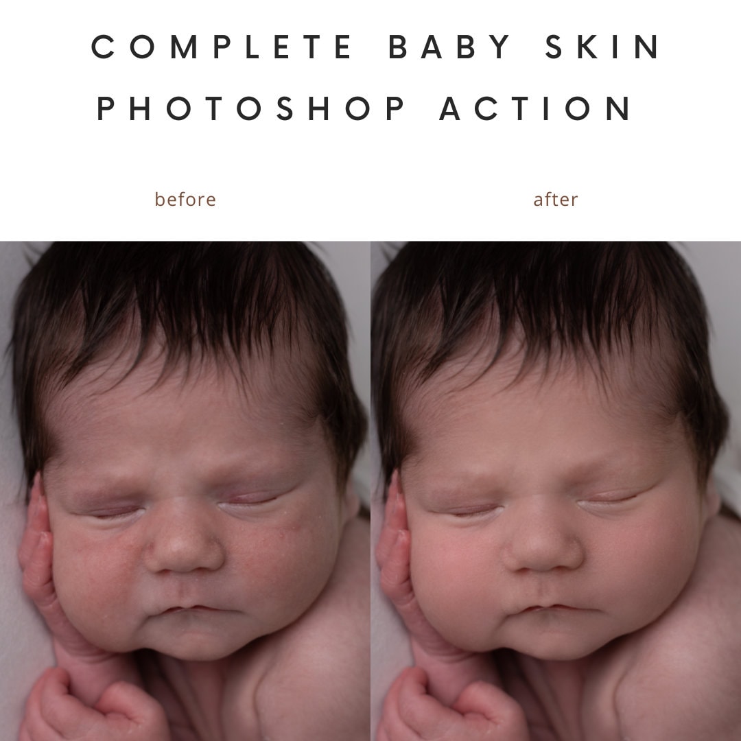 Complete Baby Skin Action on Photoshop - Professional, Natural and Easy ...