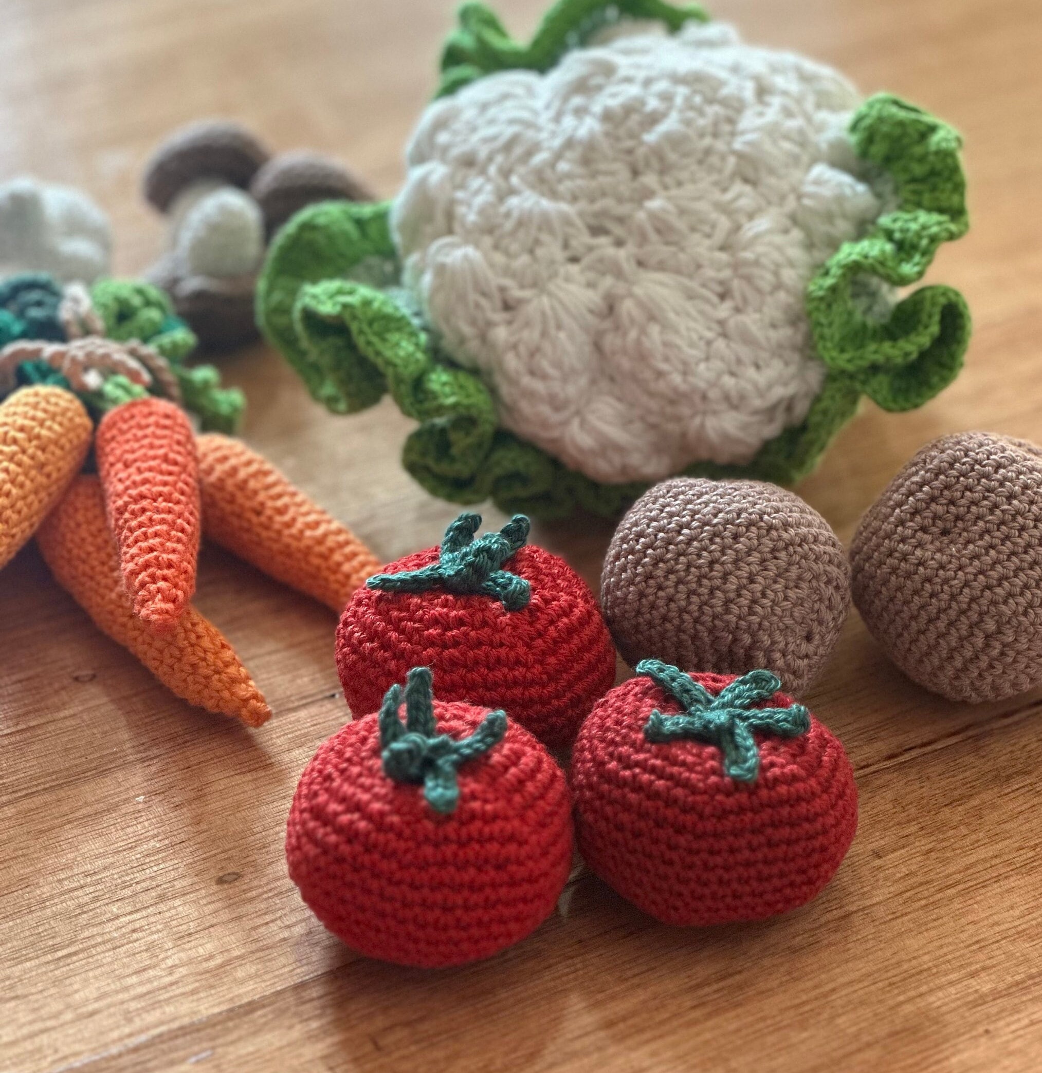 Tomato Crochet Pattern PDF - Gourmet Tomato - Play Food - **pattern ...