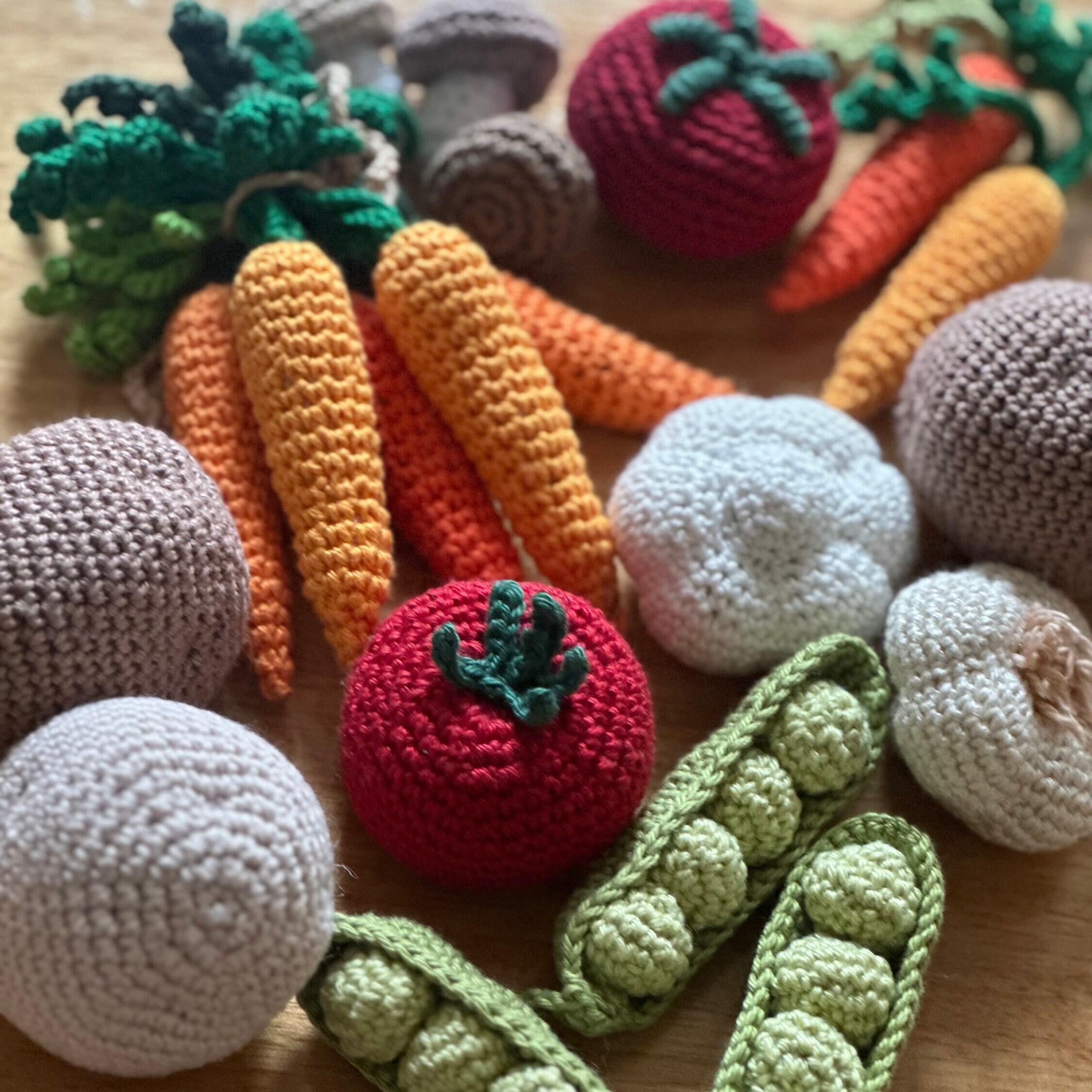 Pea Pod Crochet Pattern PDF - Pea Play Food - **pattern Only** Play ...