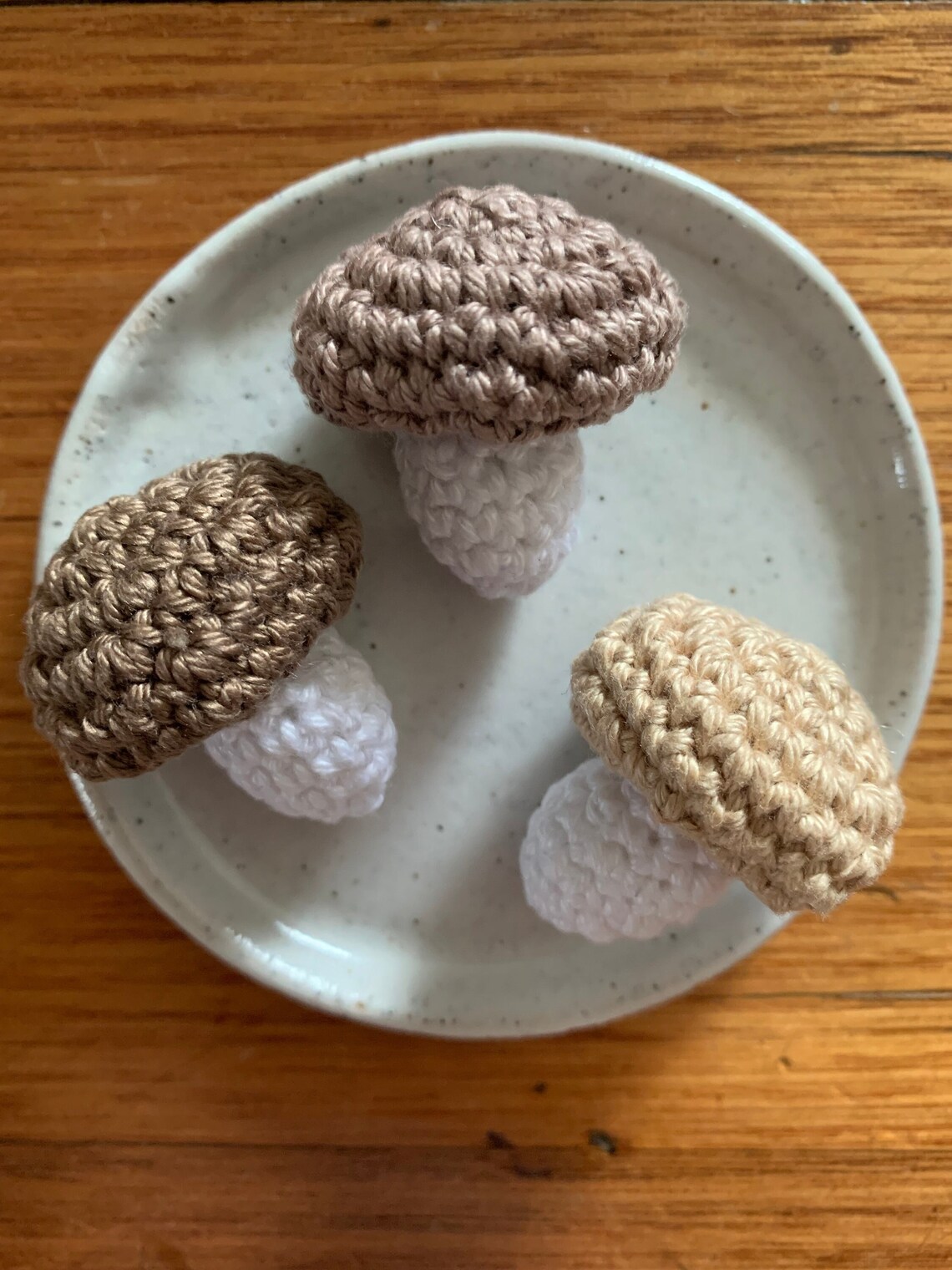 Button Mushroom PDF Crochet Pattern Mushrooms Play Food pattern Only ...
