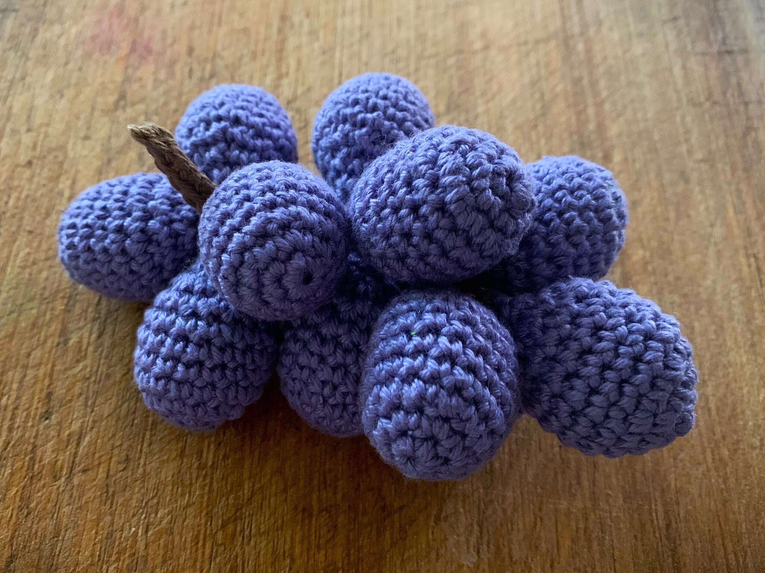 Grapes Crochet Pattern PDF - 2 SIZES - Play Food - **pattern Only ...