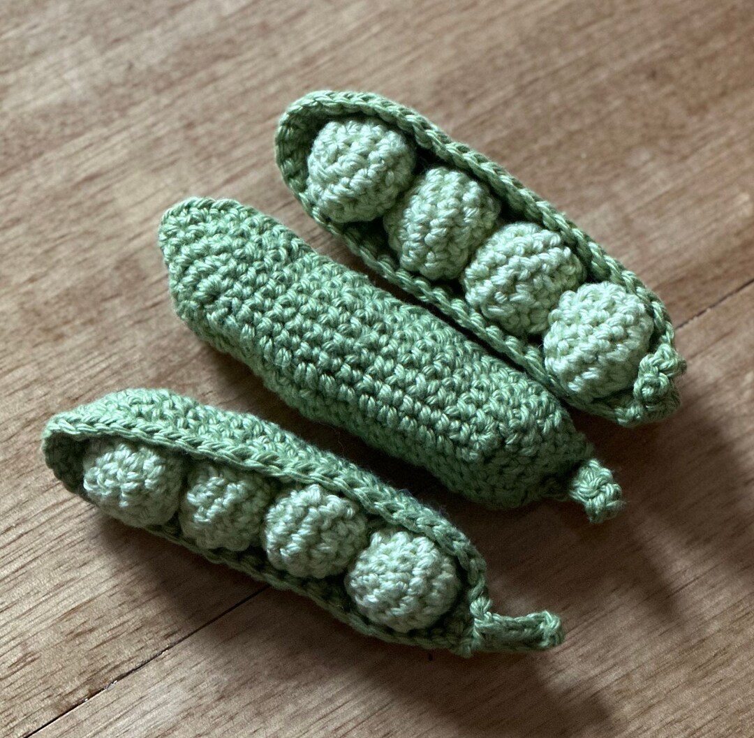Pea Pod Crochet Pattern PDF - Pea Play Food - **pattern Only** Play ...
