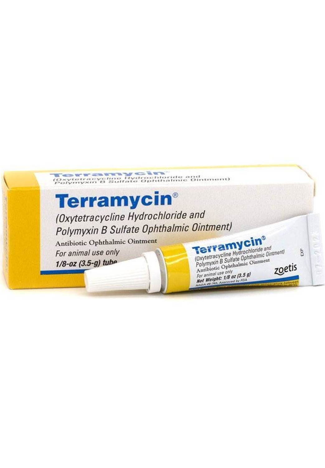 Pomada oftálmica antibiótica de terramicina de Zoetis Animal - Etsy España
