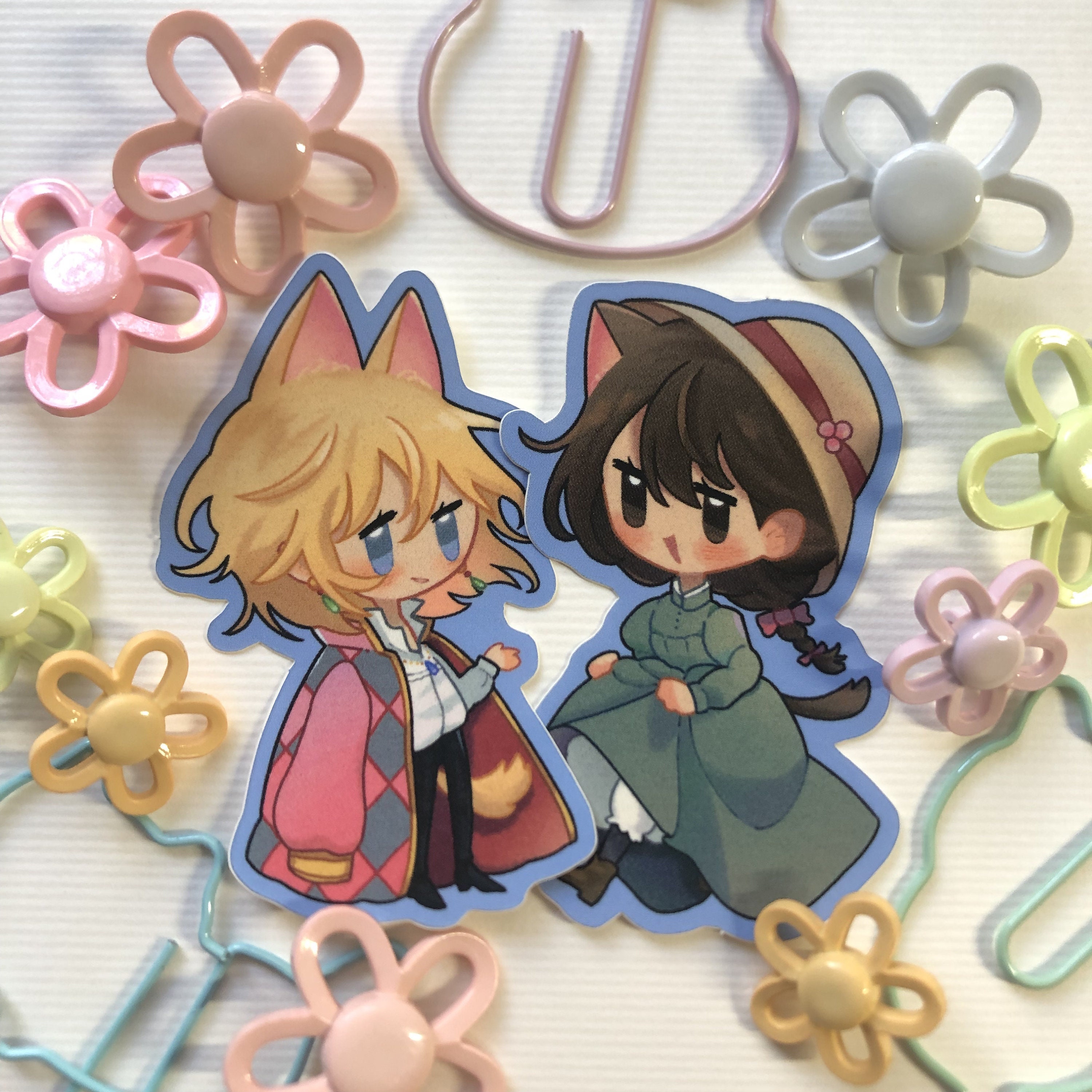 Howl's Moving Castle Cat Stickers howl X Sophie - Etsy