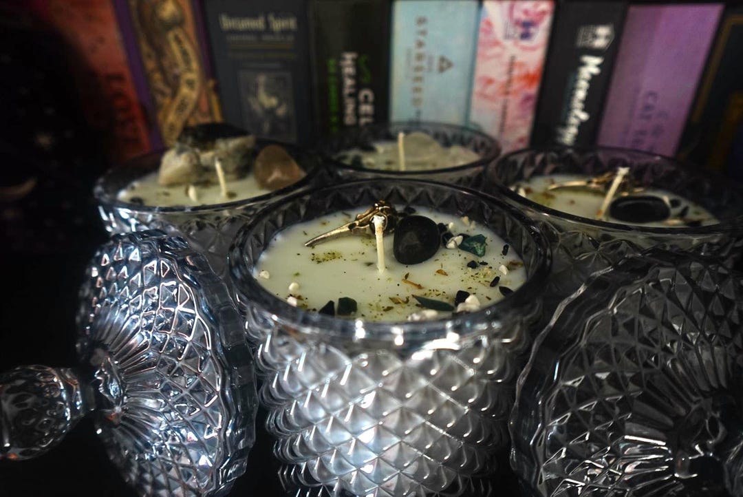 The Divine Masculine Grey Vintage Vessel Candle - Etsy