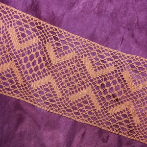 Dawn Scarf Torchon Bobbin Lace Pattern *DIGITAL PATTERN ONLY* - Etsy