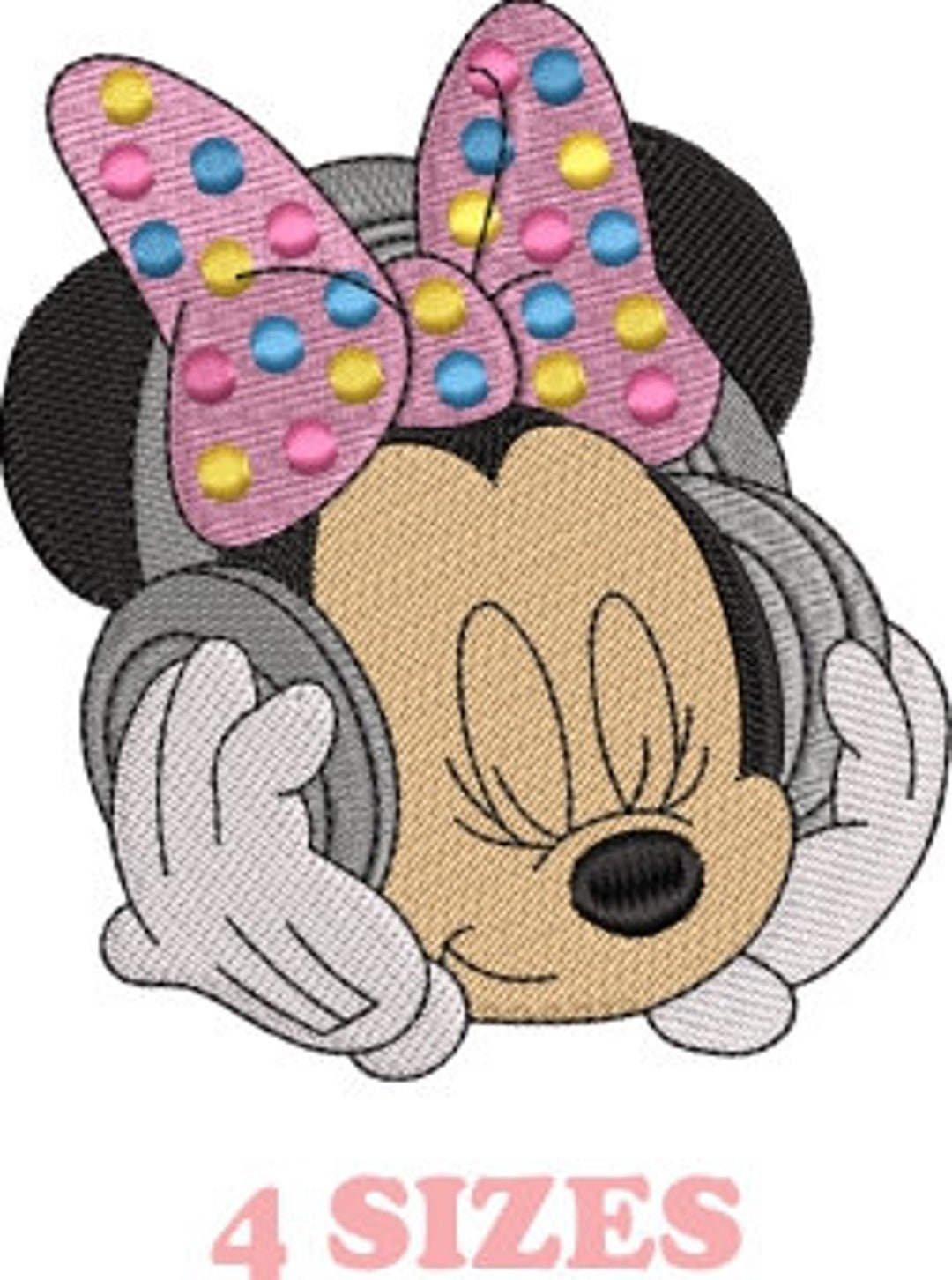 Mickey Mouse Head Embroidery Designs - Etsy