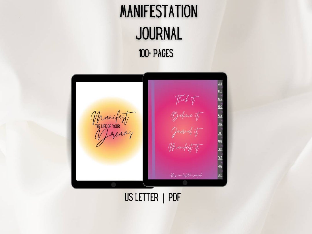 Manifestation Journal Printable | Digital Manifestation Journal ...