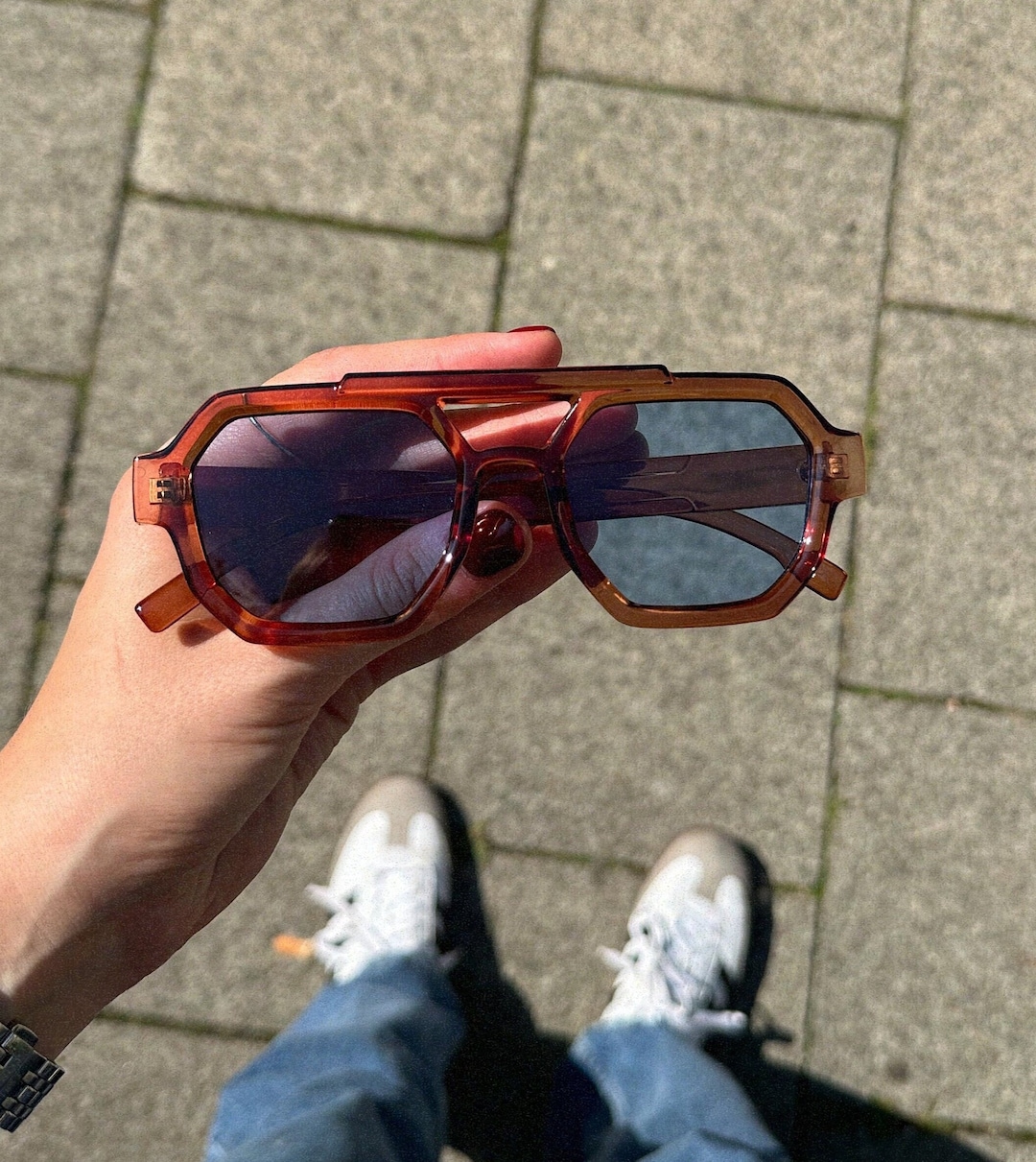 Unusual Retro Aviator Sunglasses | Glasses With Colorful Lenses ...