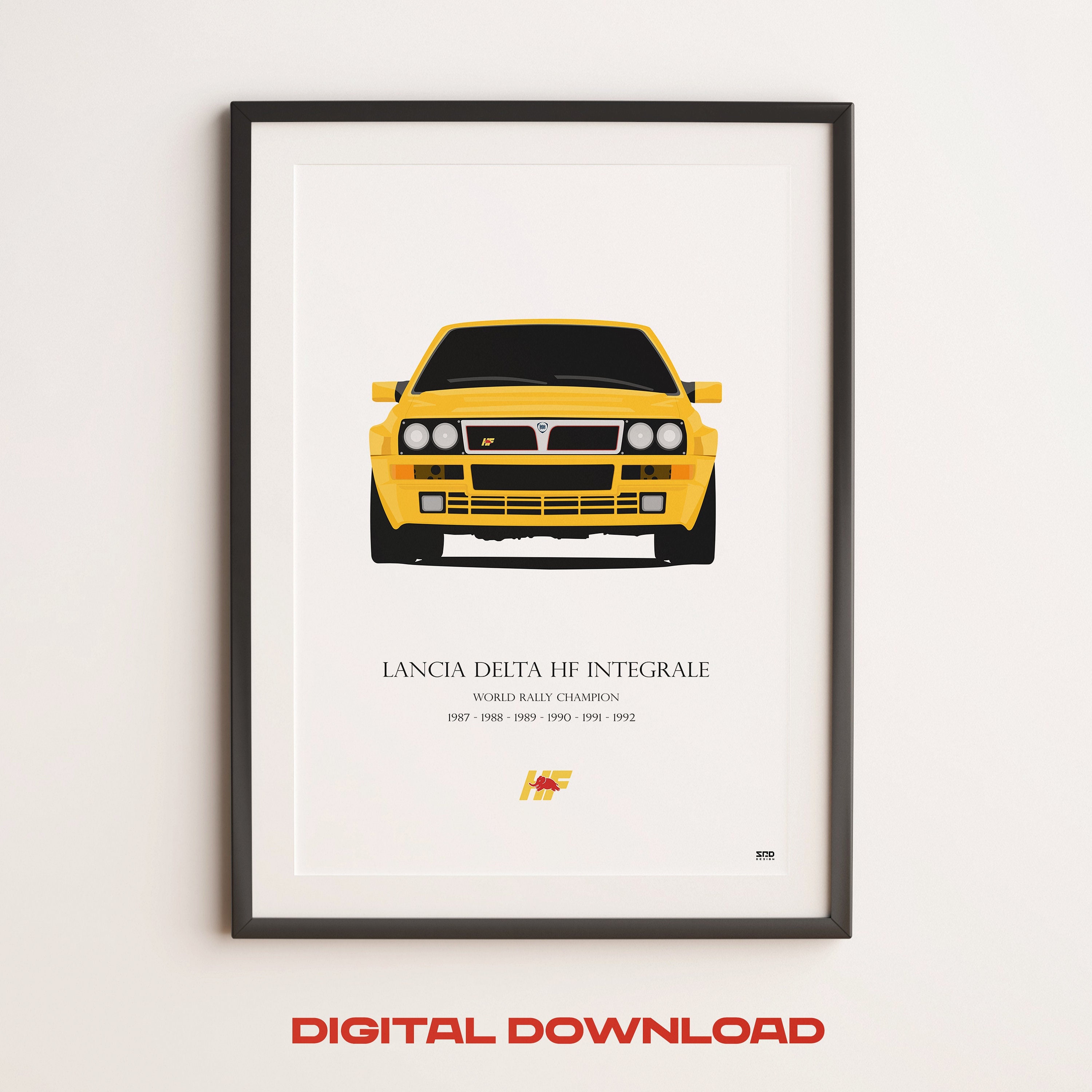 Digital Download - Lancia Delta HF Integrale Evo II Giallo Ginestra ...