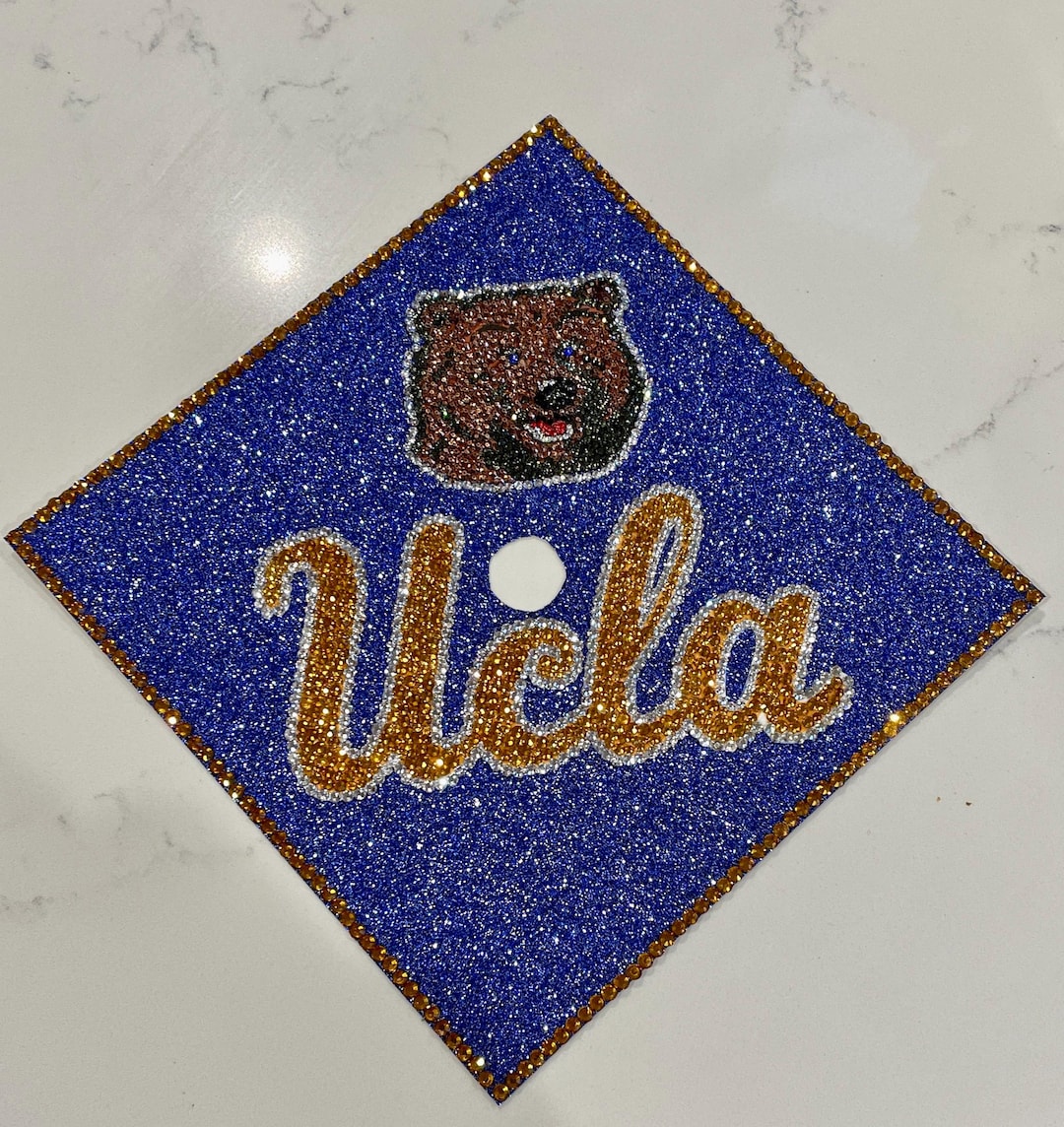 UCLA Bruins Graduation Cap Topper Custom Topper Rhinestone, High School ...