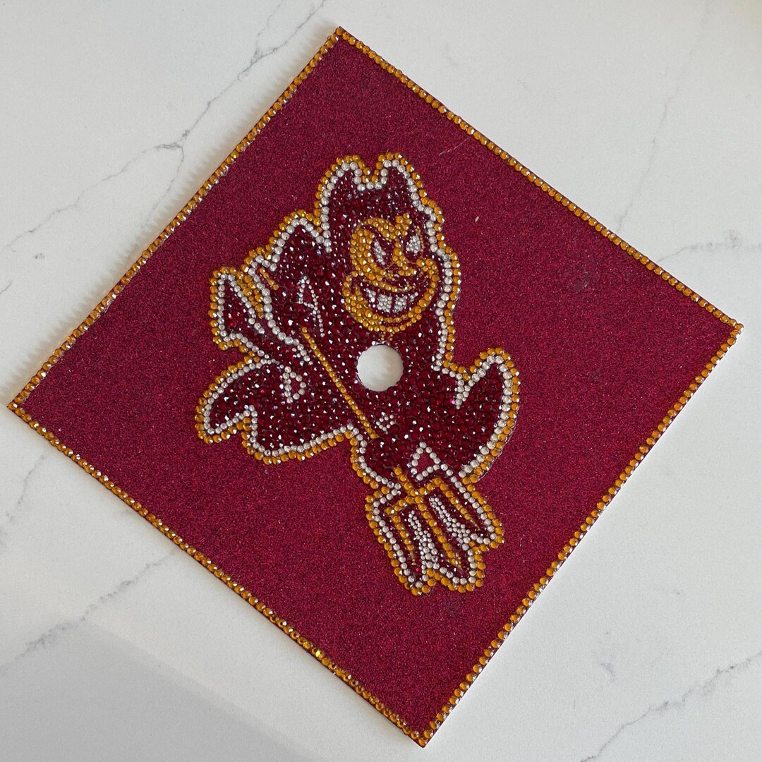 University of Arizona Graduation Cap Topper Custom Topper Rhinestone ...