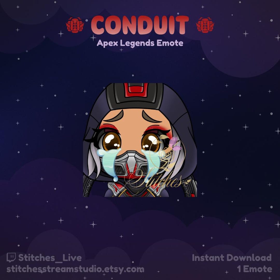 Apex Legends Conduit Undying Optimism Cry Twitch Emote | Streamer ...