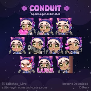 Apex Legends Conduit Player One Twitch Emote Pack | Streamer, Streaming ...