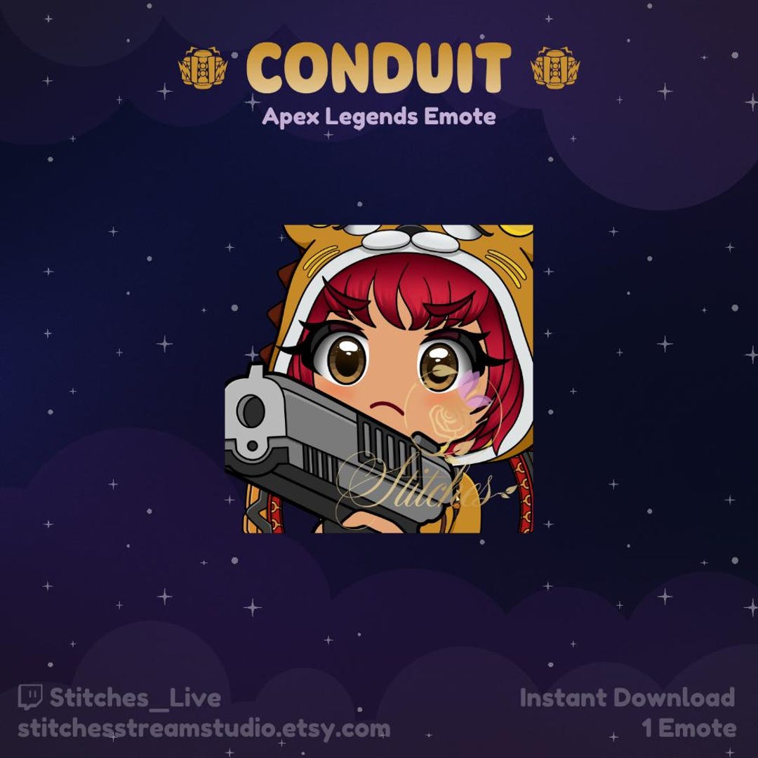 Apex Legends Conduit Lion Hearted Gun Twitch Emote | Streamer ...