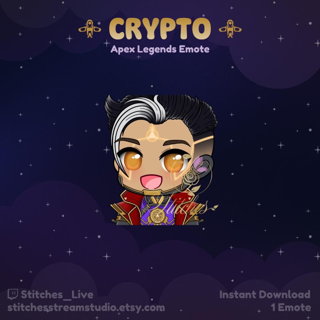 Apex Legends Crypto Cryptic Conjurer Twitch Emote | Streamer, Streaming Assets, Gaming, Emoji ...
