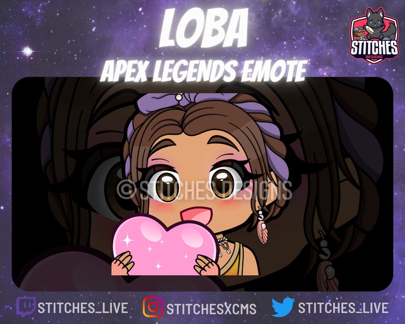 Loba Love Heart Swimsuit Skin Emote apex Legends for Twitch - Etsy