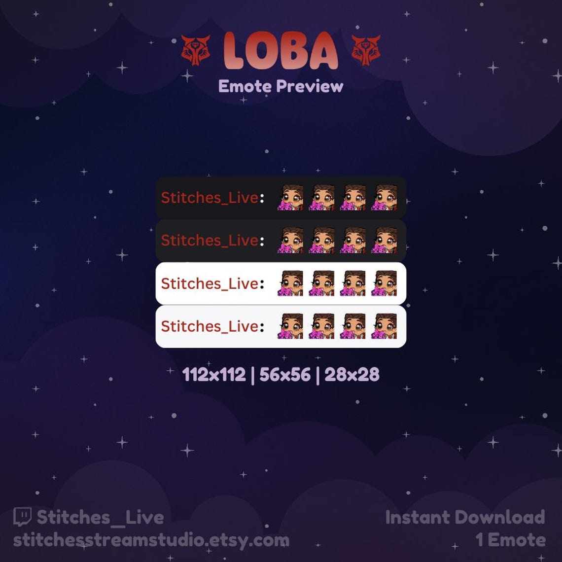 Apex Legends Loba Pink Gift Box Twitch Emote | Streamer, Streaming ...