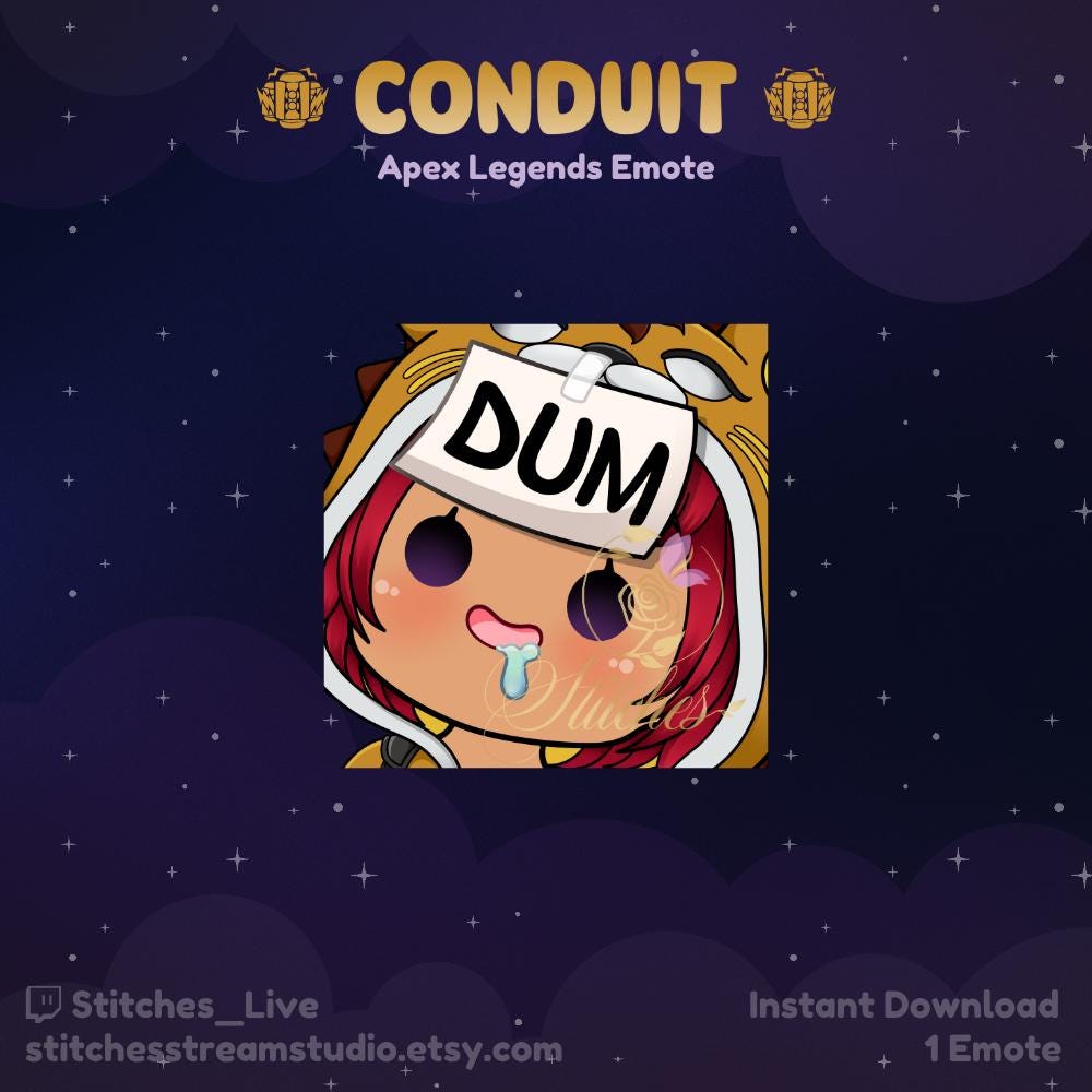 Apex Legends Conduit Lion Hearted Dum Twitch Emote | Streamer ...
