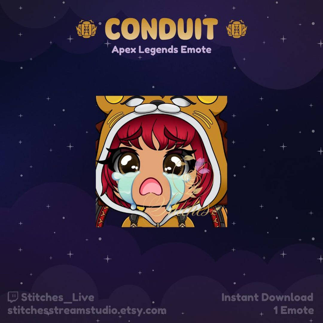 Apex Legends Conduit Lion Hearted Cry Twitch Emote | Streamer ...