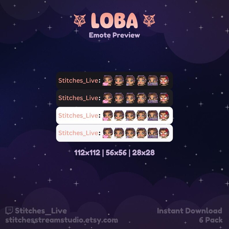 Apex Legends Loba Trouble in Paradise Twitch Emote Pack | Streamer ...
