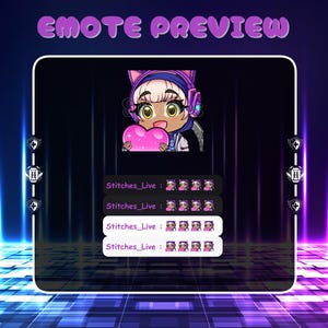 Apex Legends Conduit Player One Heart Chibi Pre-made Emote, Conduit ...