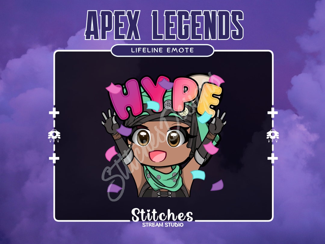 Lifeline Pirate Princess Hype Emote Apex Legends Emote for Twitch ...