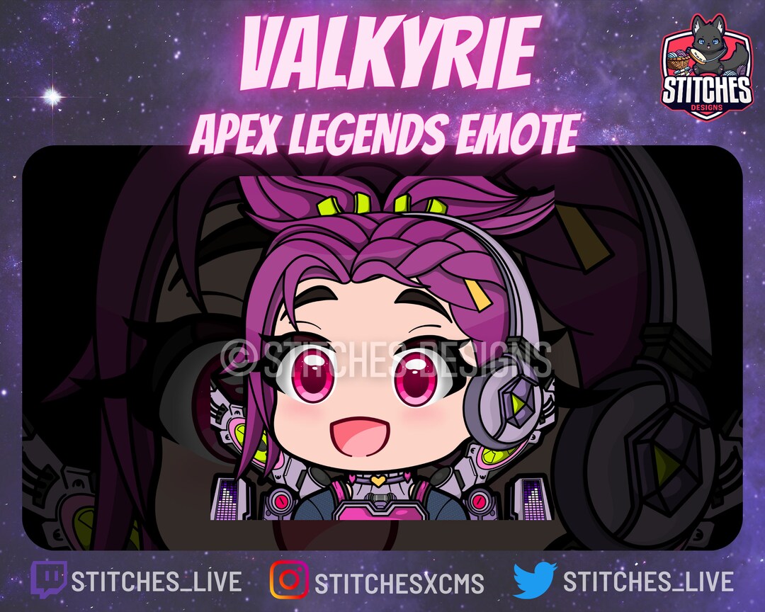 Valkyrie Heartbeat Harmonizer Emote apex Legends for Twitch - Etsy