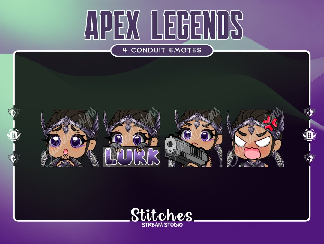 Apex Legends Conduit Royal Obsidian Chibi Pre-made Emote Pack, Conduit ...