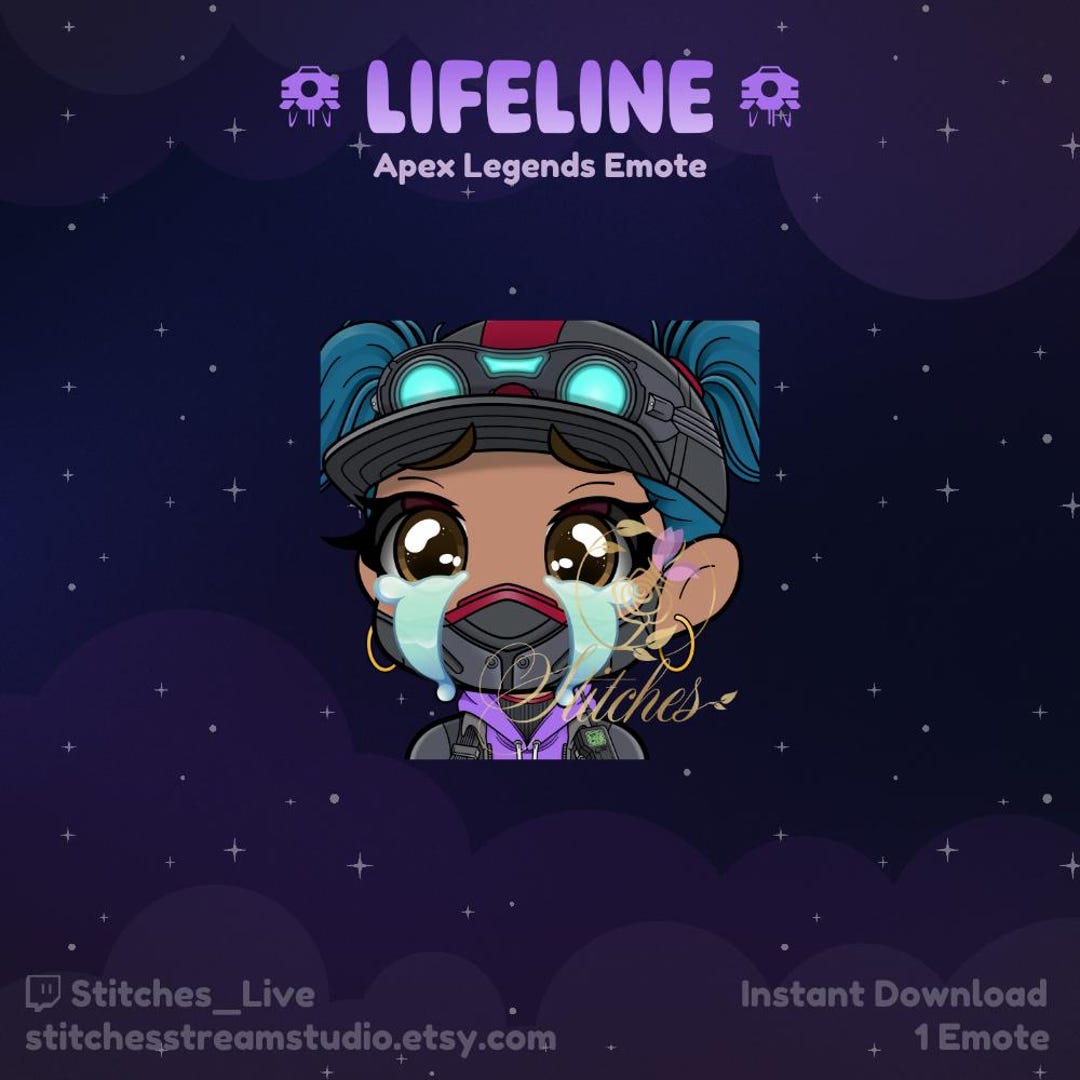 Apex Legends Lifeline Mischief Medic Cry Twitch Emote | Streamer ...