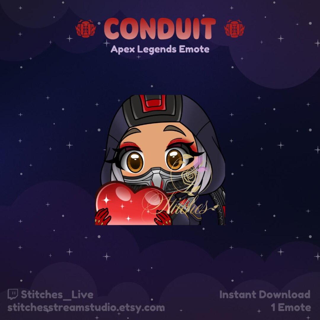 Apex Legends Conduit Undying Optimism Heart Twitch Emote | Streamer ...