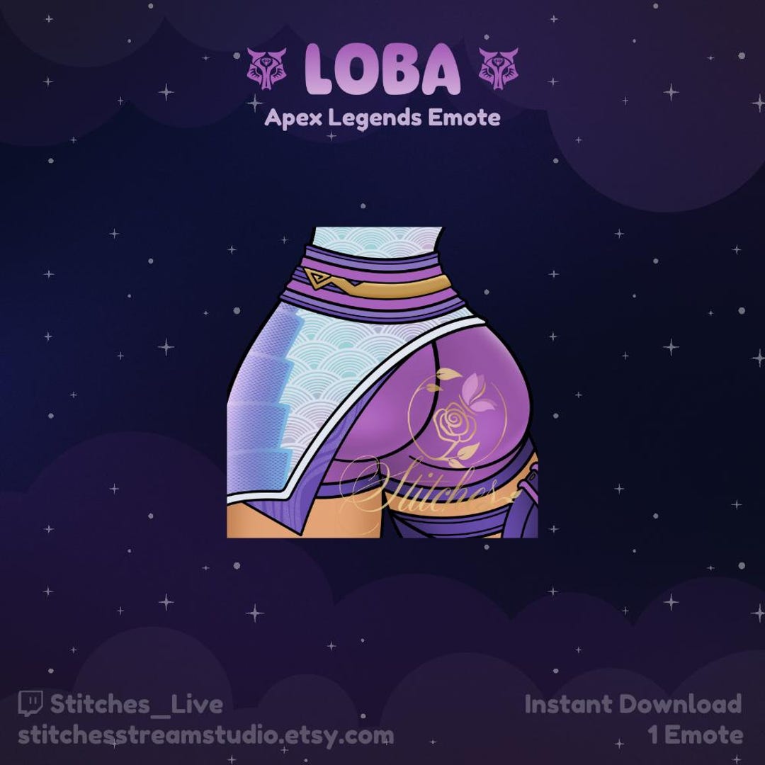 Apex Legends Loba Lunar Goddess Bottom Twitch Emote | Streamer ...