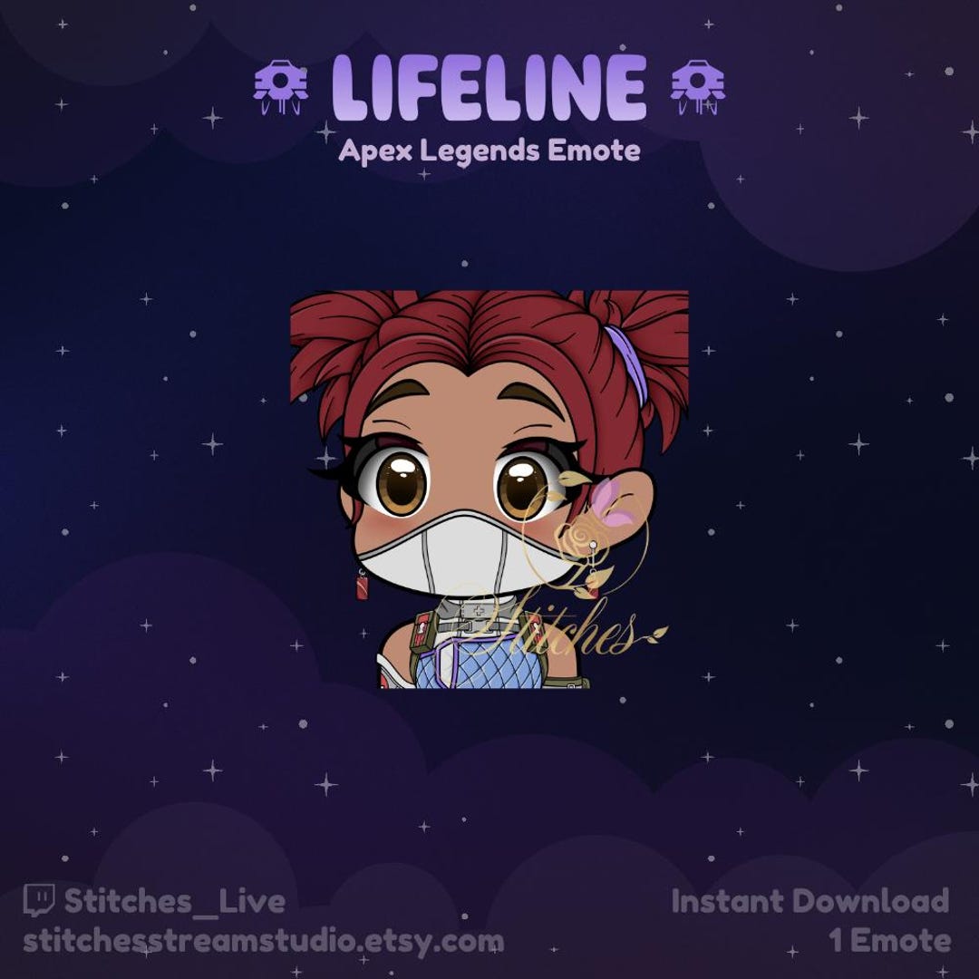 Apex Legends Lifeline Shinobi Surgeon Twitch Emote | Streamer ...