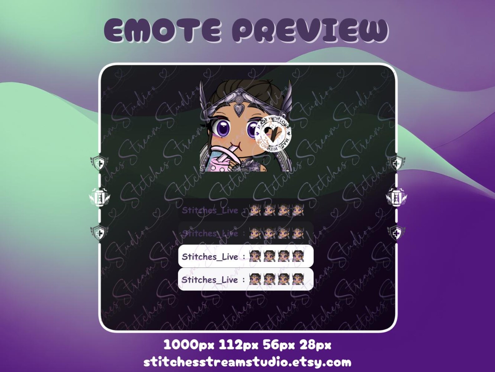 Apex Legends Conduit Royal Obsidian Boba Chibi Pre-made Emote, Conduit ...
